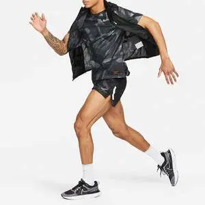 Nike Dri-fit Miler Running T-shirt - Black/multi-color
