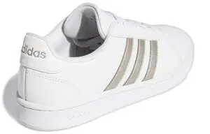 Adidas Grand Court Platinum Metallic Sneakers - White