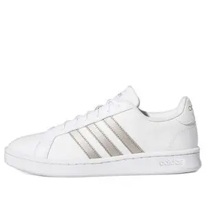 Adidas Grand Court Platinum Metallic Sneakers - White