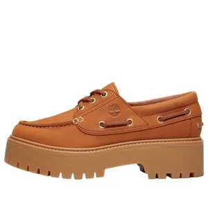 Timberland Timberland Stone Street Platform Boat Shoe Rust Nubuck