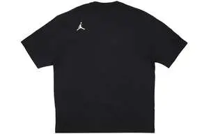JORDAN 23 Engineered Casual Breathable Large Logo Printing Round Neck Short Sleeve Black - Default Color