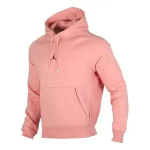 JORDAN Athleisure Logo Fleece Lined Hoodie - Pink
