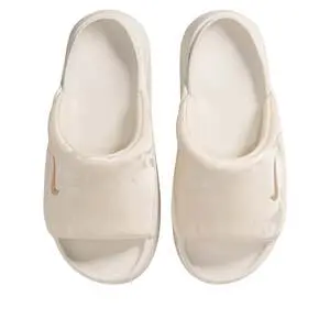 Nike Calm Elevation Platform Slides - Chalk