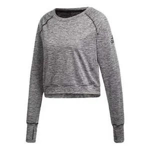 Adidas Stella Mccartney Open Back Long Sleeve Top - Grey