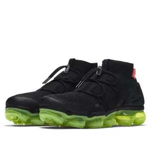Nike Vapormax Flyknit Utility 'yeezy' Sneakers - Black/volt