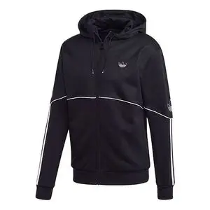 Adidas Originals Logo Sports Hooded Jacket Black - Default Color
