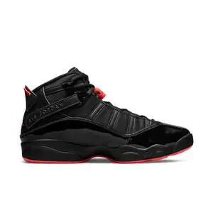 JORDAN Rings "black Infrared" High Top Sneakers - Black/red