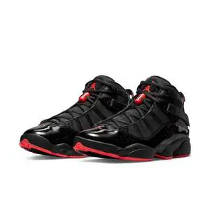 JORDAN Rings "black Infrared" High Top Sneakers - Black/red