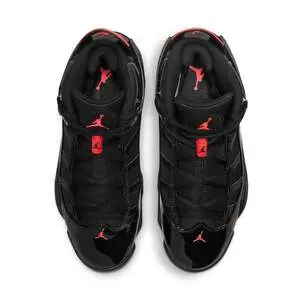 JORDAN Rings "black Infrared" High Top Sneakers - Black/red