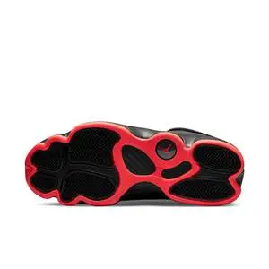 JORDAN Rings "black Infrared" High Top Sneakers - Black/red