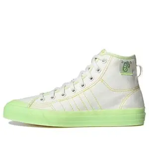 Adidas Adidas Nizza Hi Rf Sneakers Cream/yellowgreen