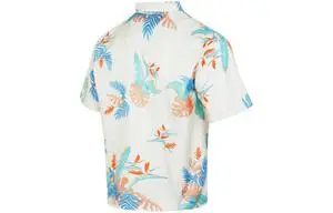 Nike Dri-fit Printed Short-sleeve Shirt 'pale Ivory - Multi-color
