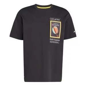 Adidas X National Geographic Aeroready Graphic T-shirt Asia Sizing 'earth To Space - Black