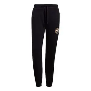Adidas Originals Artist Pants Logo Printing Sports Ankle Banded Long Pant Male - Black