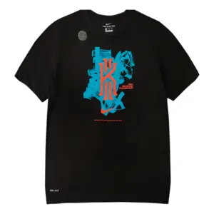 Nike Dri-fit Kyrie Irving Basketball Short Sleeve Tee - Black