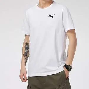 PUMA Essentials Logo Tee 'white