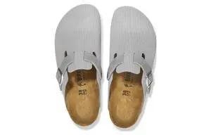 BIRKENSTOCK Boston Suede Embossed Clogs
