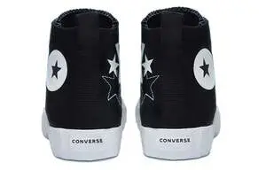 CONVERSE High Top Sneakers With Vulcanized Midsole - Black/white