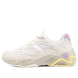 Sketchers D'lites Hyper Burst Low Top Sneakers - White/pink/yellow