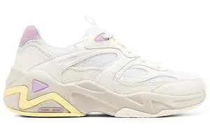 Sketchers D'lites Hyper Burst Low Top Sneakers - White/pink/yellow
