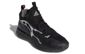 Adidas Zoneboost High Top Sneakers - Cblack/actred/grefou