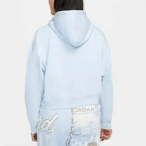 JORDAN Air Funny Pattern Knit Short Pullover Hoodie