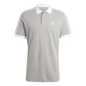 Adidas Adidas Adicolor Classics 3-stripes Polo Shirt 'grey' Medium Grey Heather