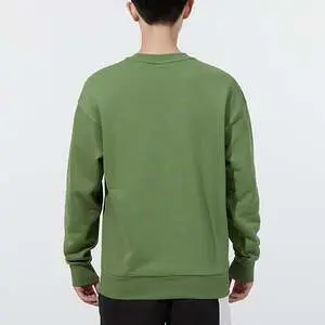 PUMA Contrasting Colors Zipper Pocket Round Neck Pullover