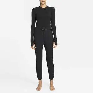 Nike X Mmw Crossover Ss22 Elastic Waist Solid Color Casual Long Pants/trousers Autumn Black - Multi-color