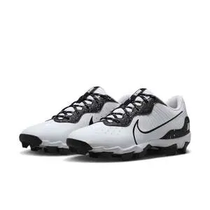 Nike Alpha Huarache 4 Keystone Athletic Cleats - White/black