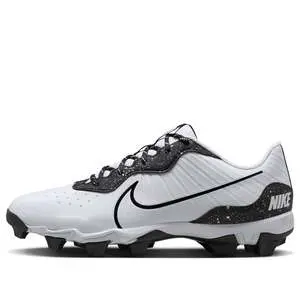 Nike Alpha Huarache 4 Keystone Athletic Cleats - White/black