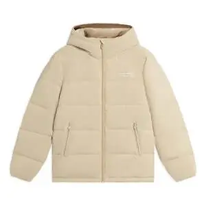 LI-NING Way Of Wade Graphic Down Jacket - Beige/white