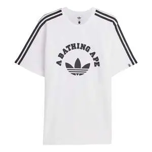 Adidas X Bape T-shirt Asia Sizing 'white