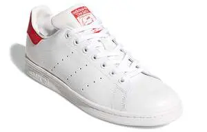 Adidas Stan Smith Sneakers - White/red