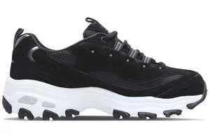 Sketchers D'lites Sneakers - Black/silver