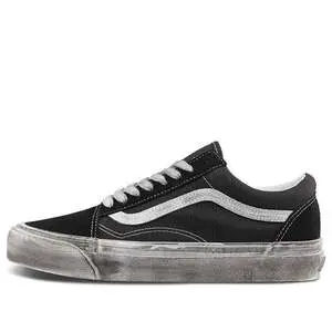 VANS Og Old Skool Lx Distressed Low Top Sneakers - Black/white
