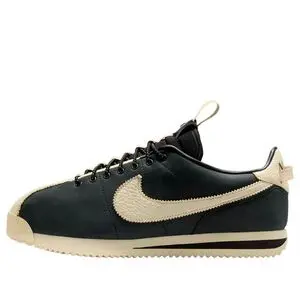 Nike X Serena Williams Design Crew Cortez Sneakers - Black/metallic Silver/volt