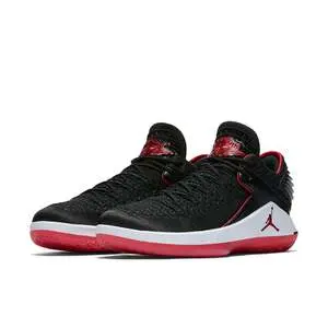 JORDAN 32 Low 'banned' Sneakers - Black/white/red