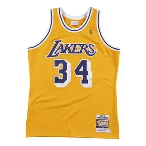 Mitchell & Ness Los Angeles Lakers 1996-97 Shaquille O'neal #34 Jersey - Yellow