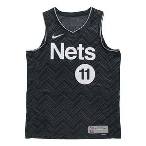 Nike Brooklyn Nets Kyrie Irving No. 11 Basketball Jersey - Black