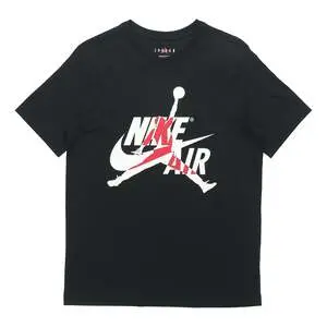 JORDAN Air Jumpman Logo Short Sleeve T-shirt - Black