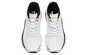 ANTA Star Ring Elite Athletic Sneakers - White/black/orange