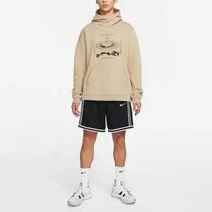 Nike Kyrie Alphabet Printing Pullover Hoodie - Khaki