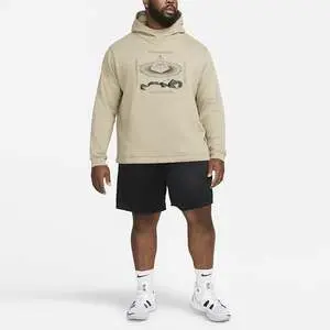 Nike Kyrie Alphabet Printing Pullover Hoodie - Khaki