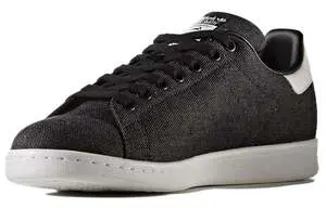 Adidas Originals Stan Smith Denim Sneakers - Black
