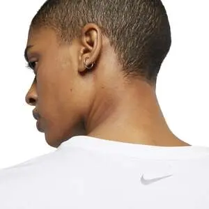 Nike Dri-fit Sports Training Short Sleeve T-shirt - White