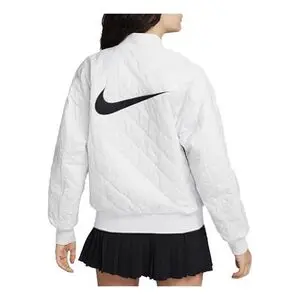 Nike Reversible Varsity Bomber Jacket - White/black