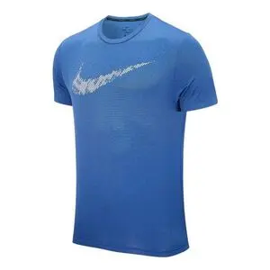 Nike Stripe Logo Printing Training Sports Short Sleeve T-shirt - Multi-color