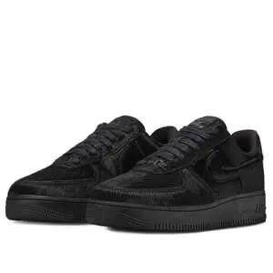 Nike Force 1 Low '07 Pony Hair Sneakers - Black