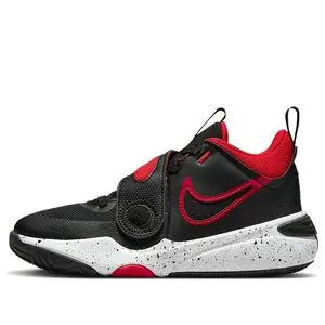 Nike Team Hustle D 11 Athletic Sneakers - Black/red